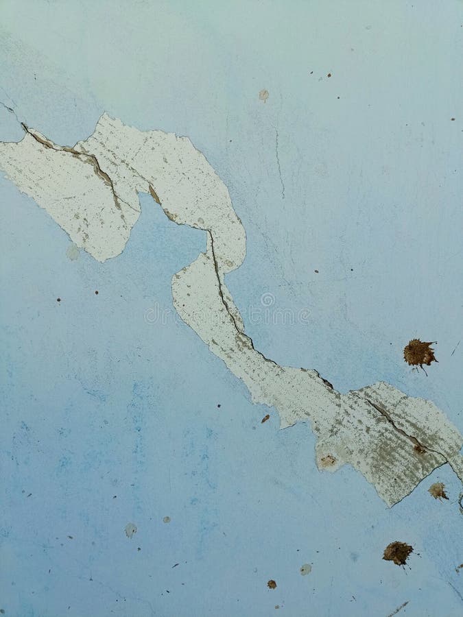 Peeling Blue Wall Texture in Abstract Style Showing Weathering Patterns ...