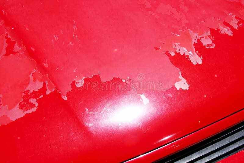 Peeling car Paintwork stock photo. Image of bubble, peel - 41340196