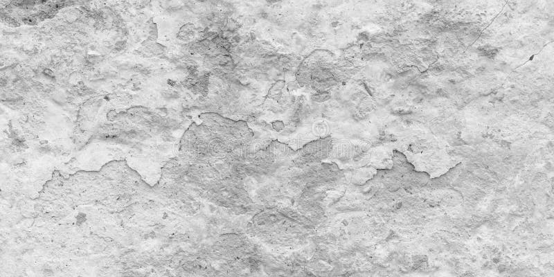 Peeling Paint on a Gray Concrete Wall. White Painted Abstract ...