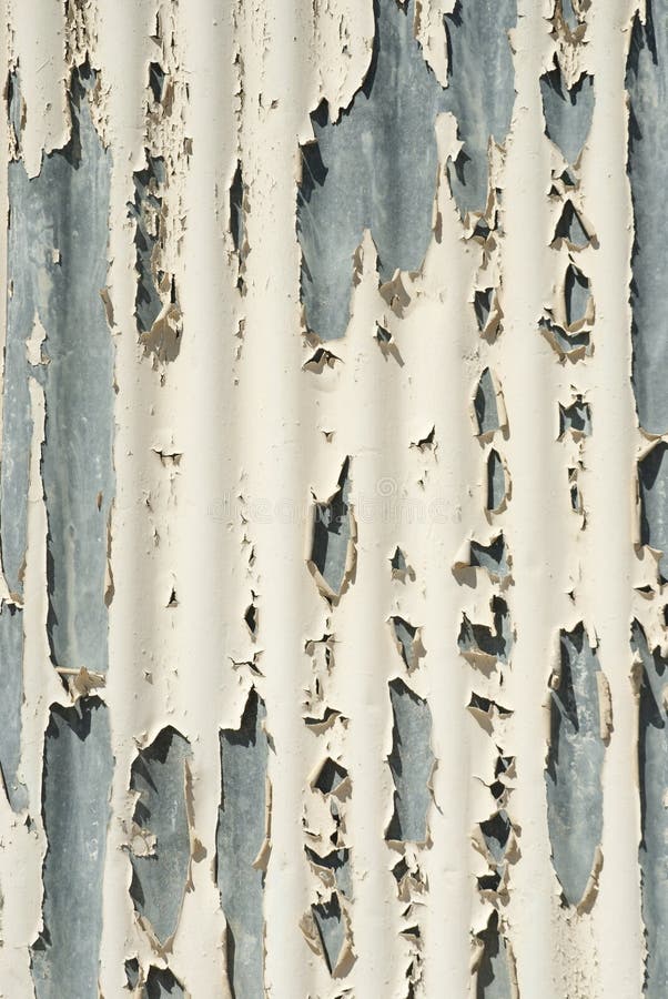 Peeling Paint from Metal Surface Stock Image - Image of grunge, grungy ...