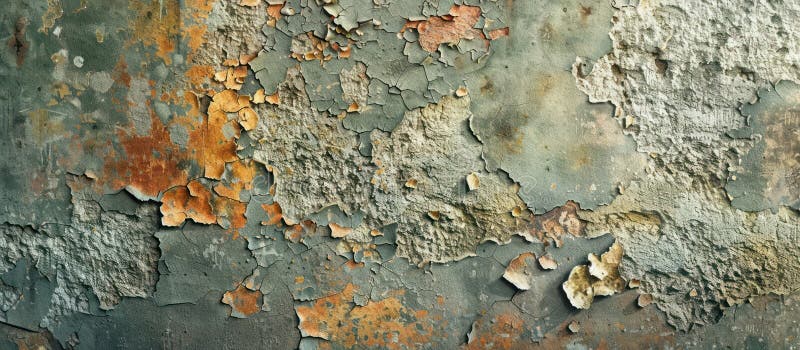 Peeling Paint and Mold on a Wall Stock Photo - Image of neglected ...