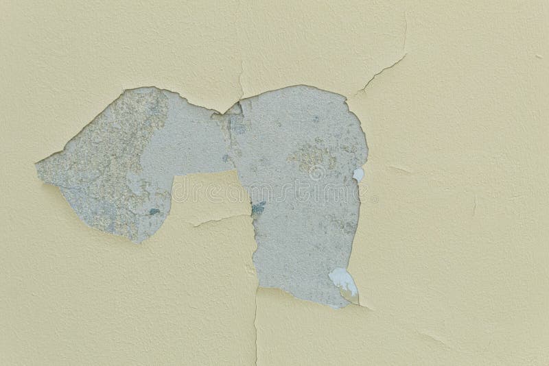 Peeling Paint and Plaster from the Wall Stock Image - Image of poverty ...