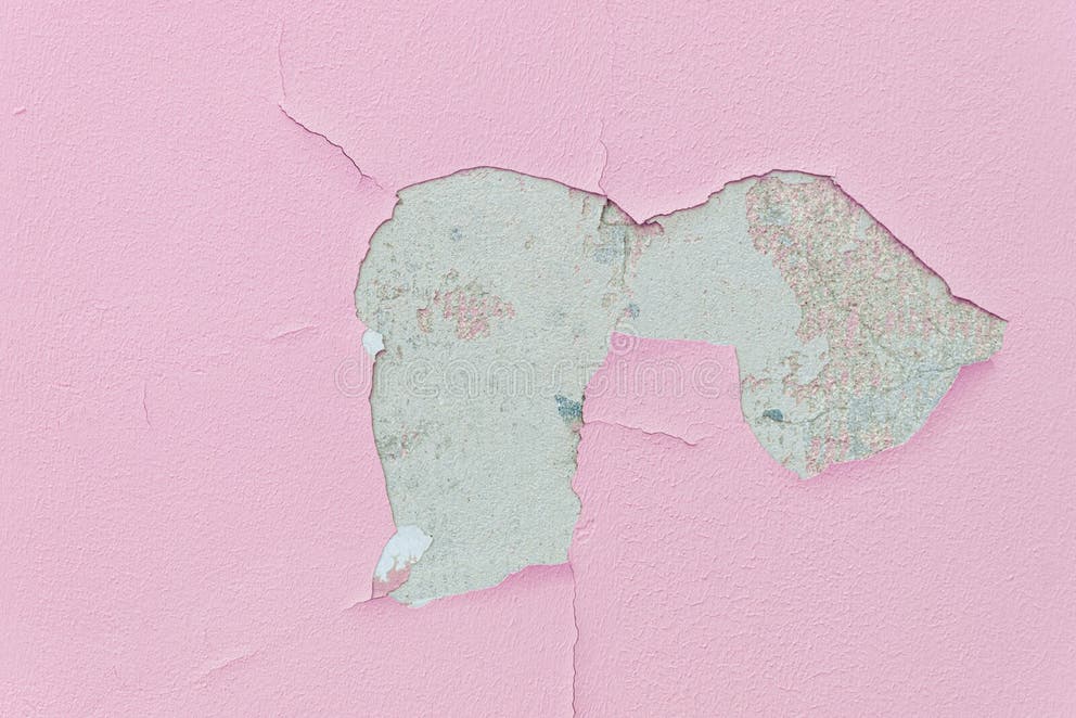 Peeling Paint and Plaster from the Wall Stock Photo - Image of dirty ...