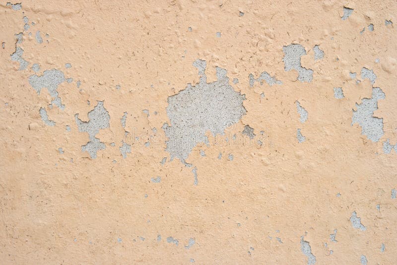 Peeling Paint Problem on a House Wall Stock Image - Image of paint ...