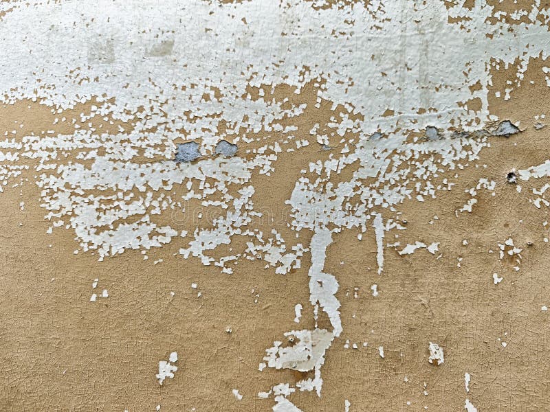 Peeling Paint Reveals Texture and Layers on an Old Wall in a Renovation ...