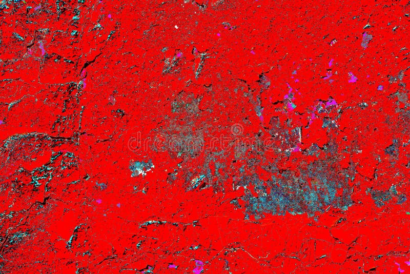 Peeling Paint on Wall Seamless Texture. Pattern of Rustic Grunge ...