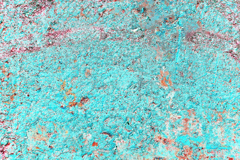 Peeling Paint on Wall Seamless Texture. Pattern of Rustic Grunge ...