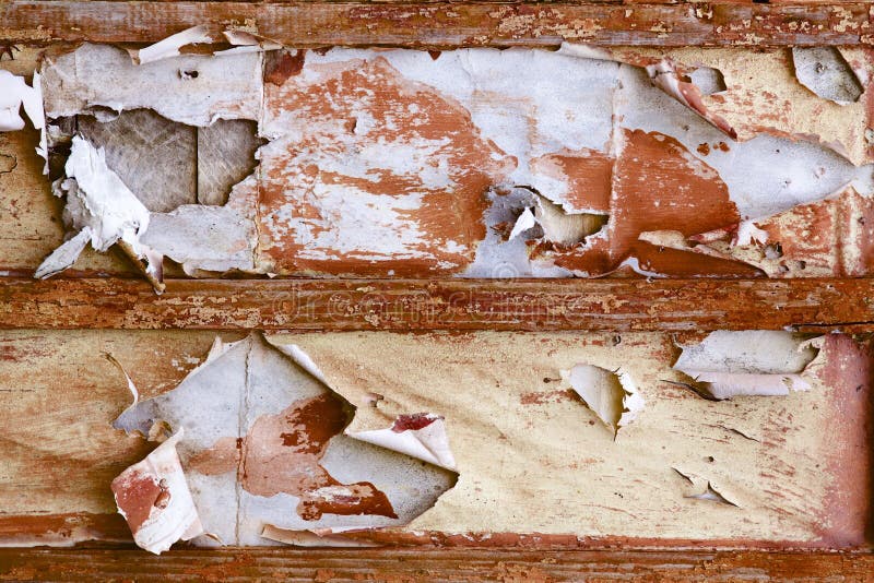 Peeling Paint on Wood Plank Texture Stock Photo - Image of panel ...