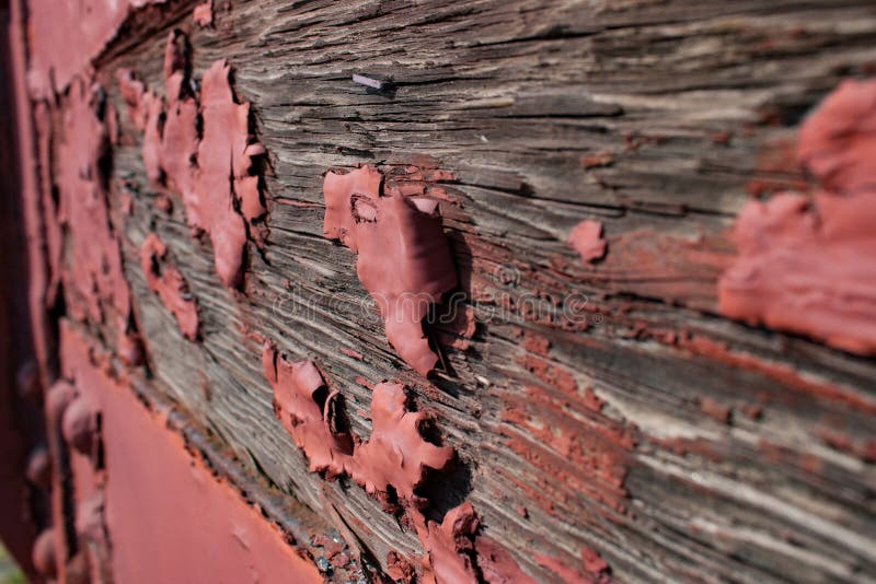Peeling Paint on Wooden Rail Car Stock Photo - Image of wooden, british ...
