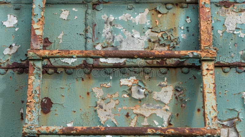 Peeling Patches of Rust and Chipped Paint Leaving Rough Patches Across ...
