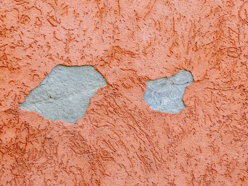Peeling Plaster on a House Wall, Structural Damage Stock Photo - Image ...