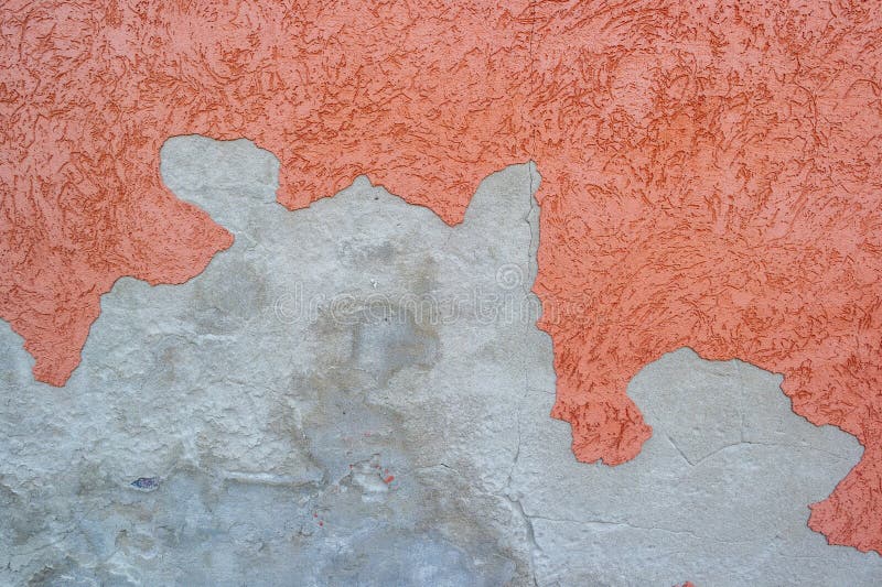 Peeling Plaster on a House Wall, Structural Damage Stock Image - Image ...