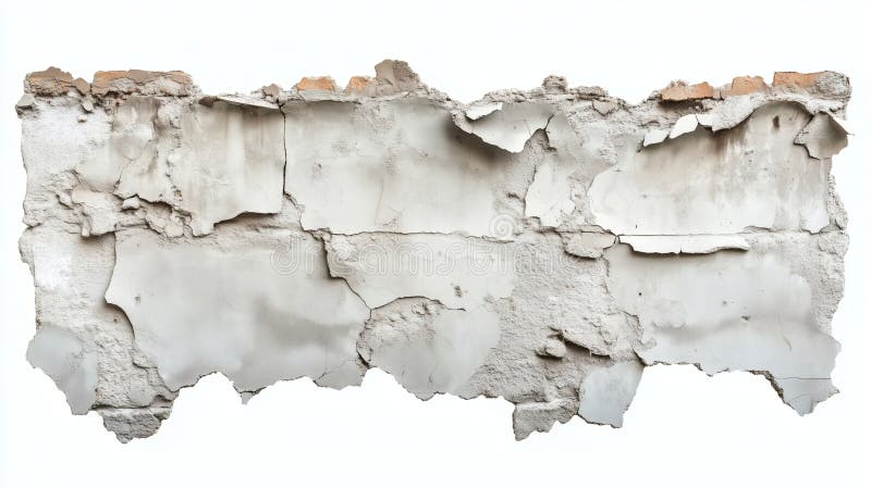Peeling Plaster Wall Texture with Exposed Layers Stock Illustration ...