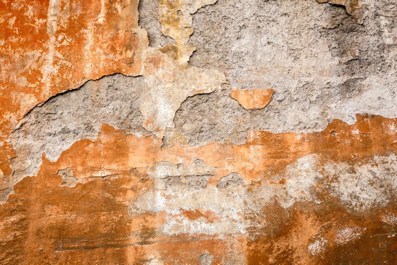 Old Peeling Paint Stone Wall. Stock Photo - Image of mold, rock: 125031396