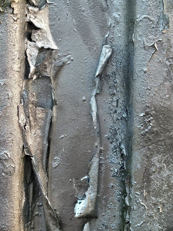 Old Rusty Silver Painted Metal with Random Paint Strokes Stock Photo ...