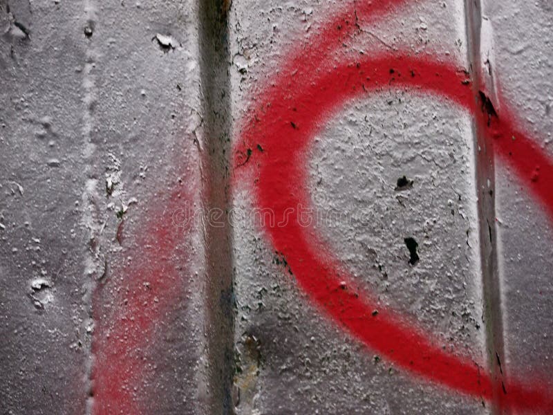 Peeling Silver Paint on a Rusting Metal Surface Stock Photo - Image of ...