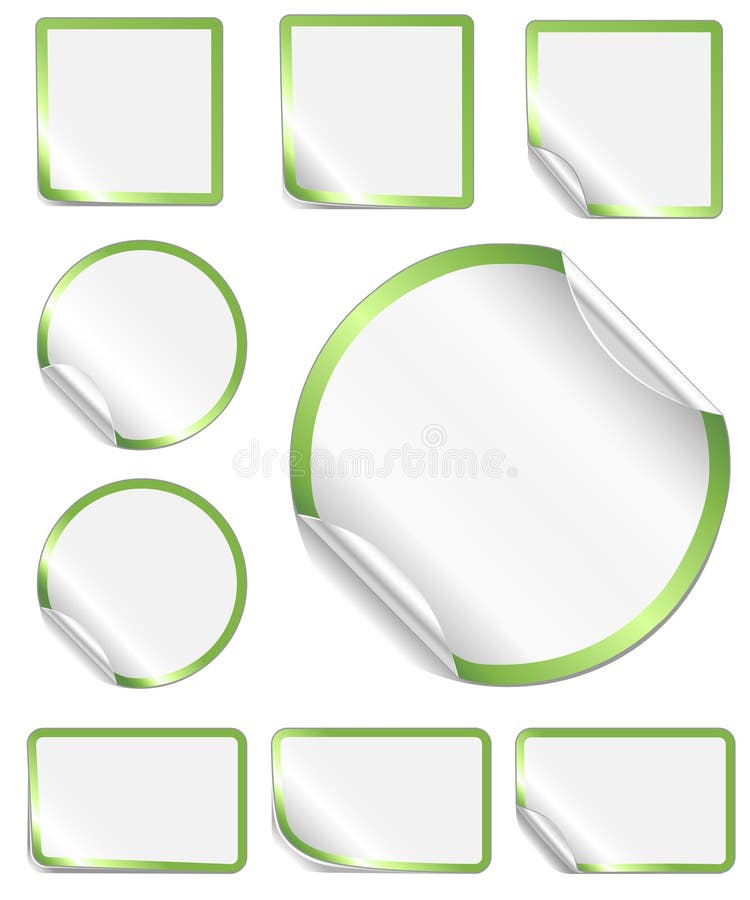 Vector sticker stock vector. Illustration of drawing - 29840803