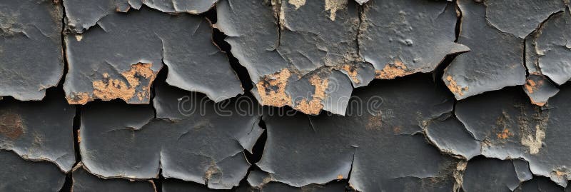 Peeling Weathered Paint on a Rusty Metal Surface Capturing Decay ...