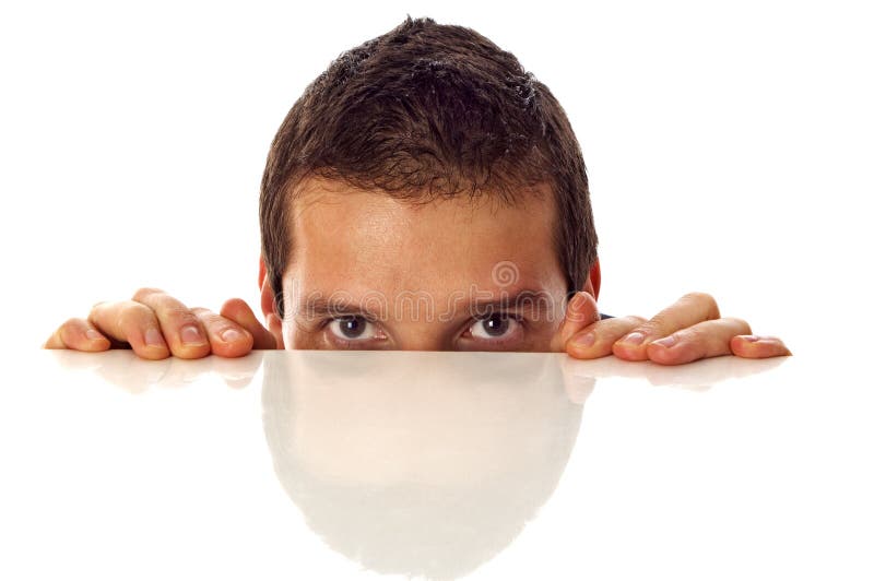 Peep stock image. Image of grimace, news, staff, information - 5373689