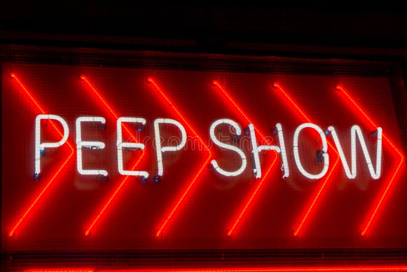 Peep Show Am Rotlichtviertel In Amsterdam Stockbild - Bild von ...