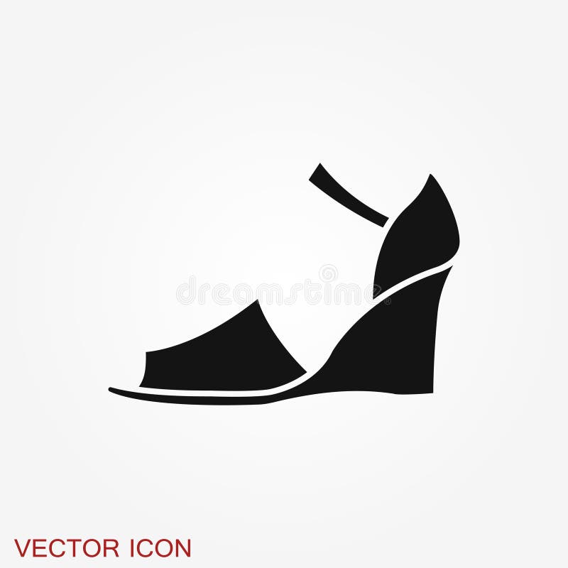 Peep-toe Icon. High Heels Illustration. Shoes Illustration. Shoes Icon ...