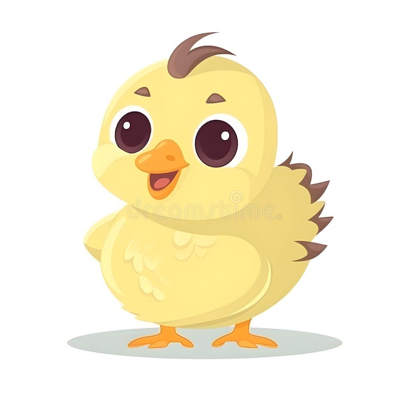 Peeping Chicklet Illustration Stock Illustration - Illustration of ...