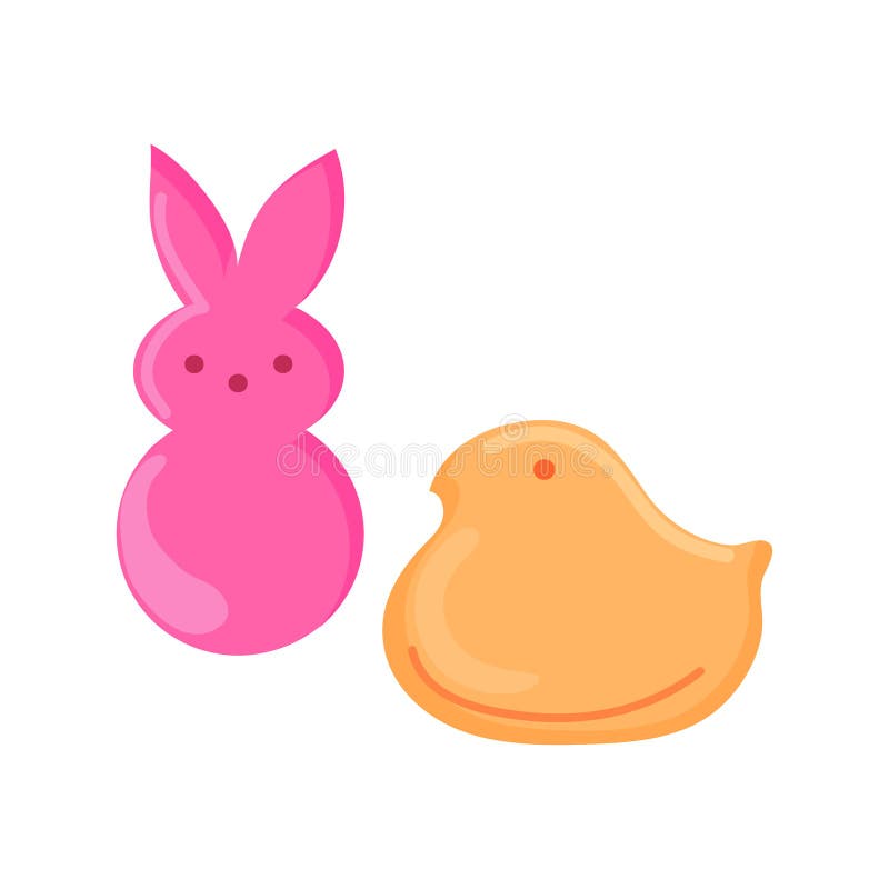 Peeps Candy Icon Clipart Logtotype Isolated Vector Illustration Stock ...