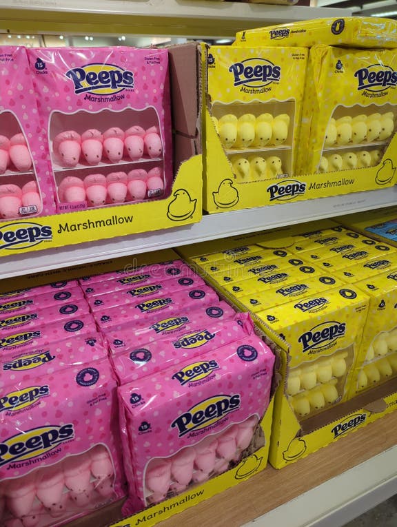 Peeps Holiday Easter Marshmallow Treats Display at Target Editorial ...