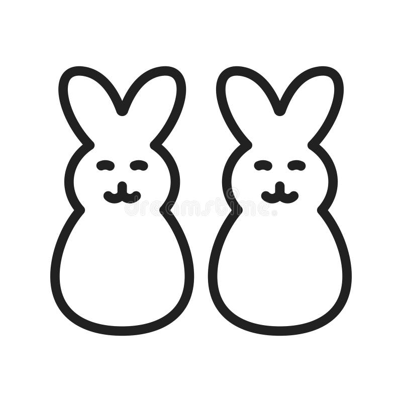 Peeps Icon Image. stock vector. Illustration of delicious - 281196667