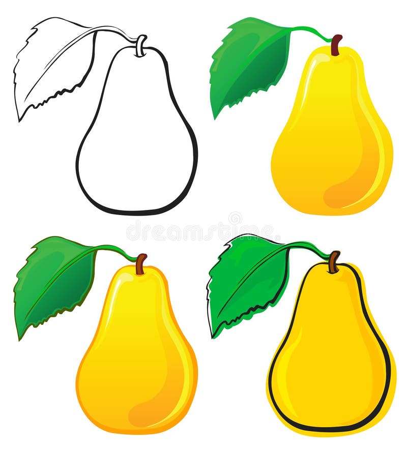 Peer vector illustratie. Illustration of keerkring, illustratie - 6808416