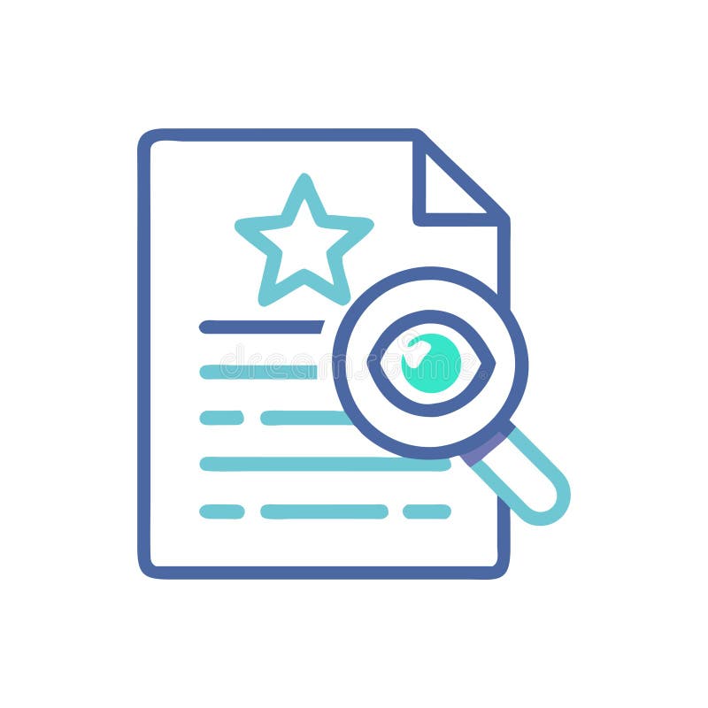 Peer Review Icon for Academic Evaluation Stock Vector - Illustration of ...