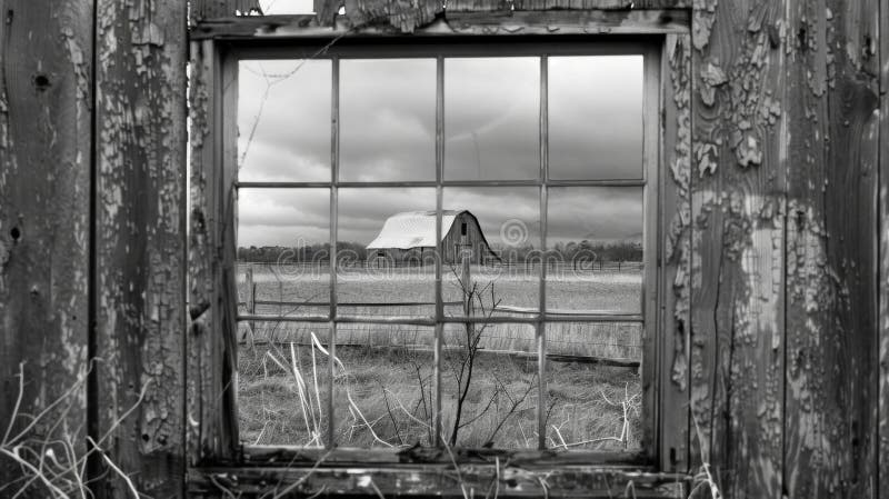 Peering through a Broken Window the Haunting Emptiness and Decay of an ...