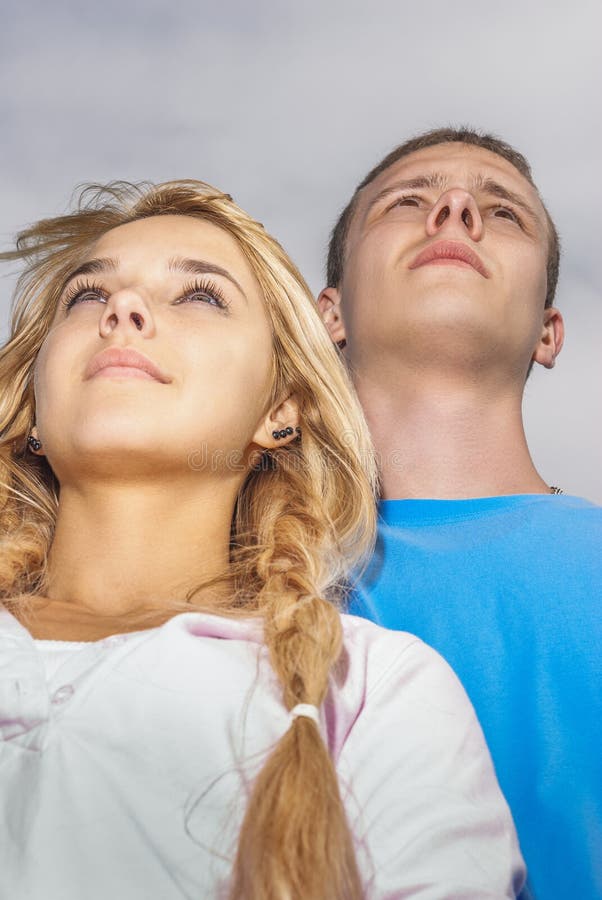 Peering into the future stock photo. Image of light, happiness - 65880098