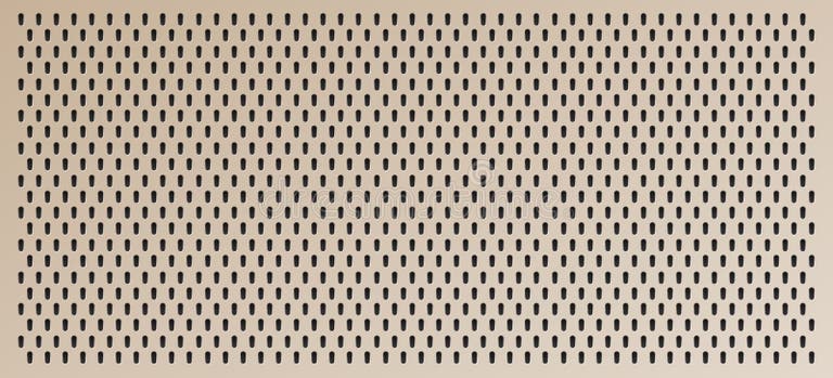 Peg Board with Oval Holes. Rectangle Brown Peg Board Perforated Texture ...