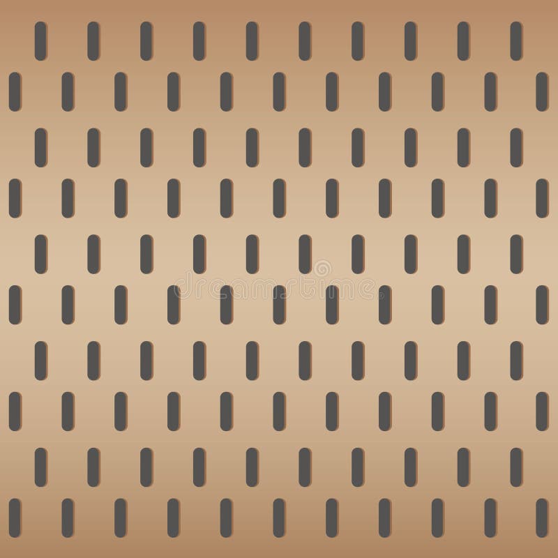 Peg Board. Perforated Texture Background with Oval Holes. Vector ...