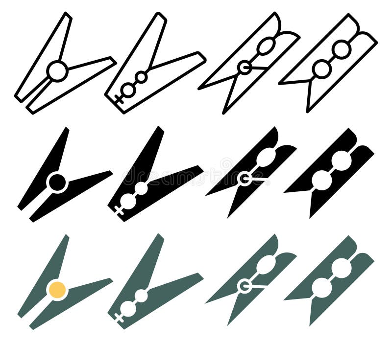 Peg icon vector stock vector. Illustration of outdoors - 348102398