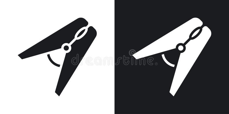 Peg icon vector stock illustration. Illustration of wind - 348264033