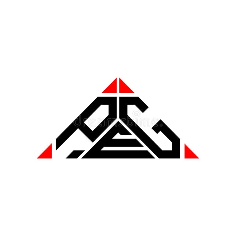 PEG Letter Logo Creative Design with Vector Graphic, PEG Stock Vector ...