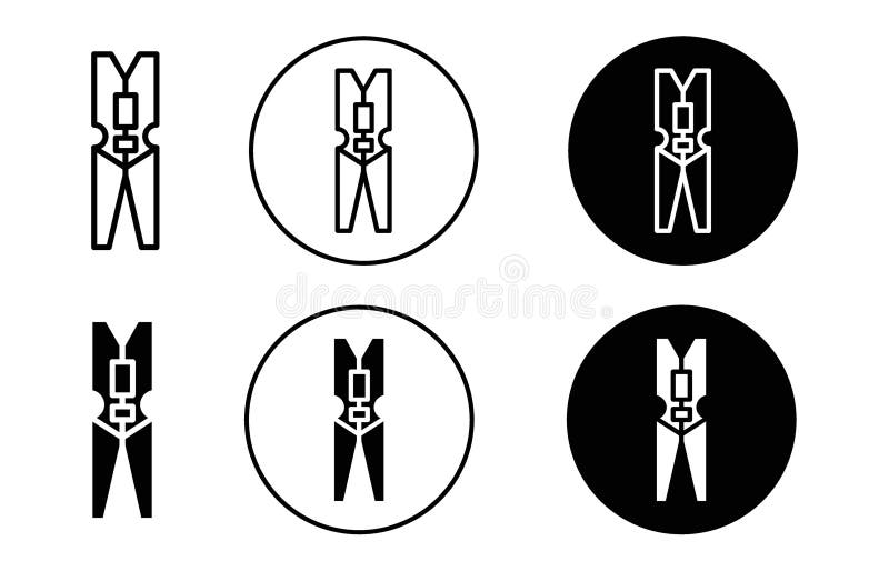 Washing Line Clothes Peg Stock Illustrations – 679 Washing Line Clothes ...