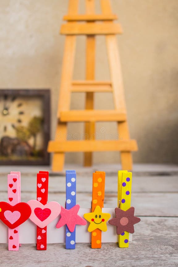 Peg in a row stock image. Image of clothesline, attach - 48051713