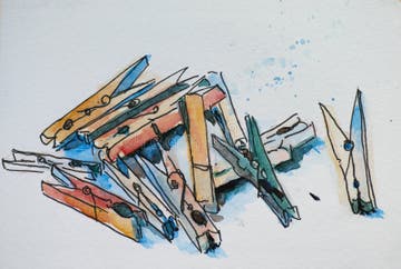 Clothes Drawing Peg Stock Illustrations – 374 Clothes Drawing Peg Stock ...