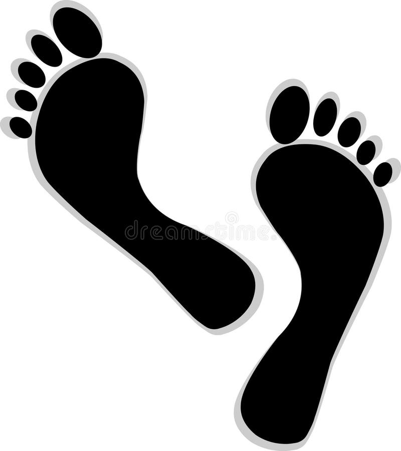 Pegadas Ilustrações, Vetores E Clipart De Stock – (9,406 Stock ...