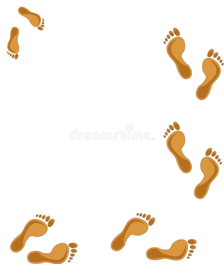 Pegadas Ilustrações, Vetores E Clipart De Stock – (14,054 Stock ...