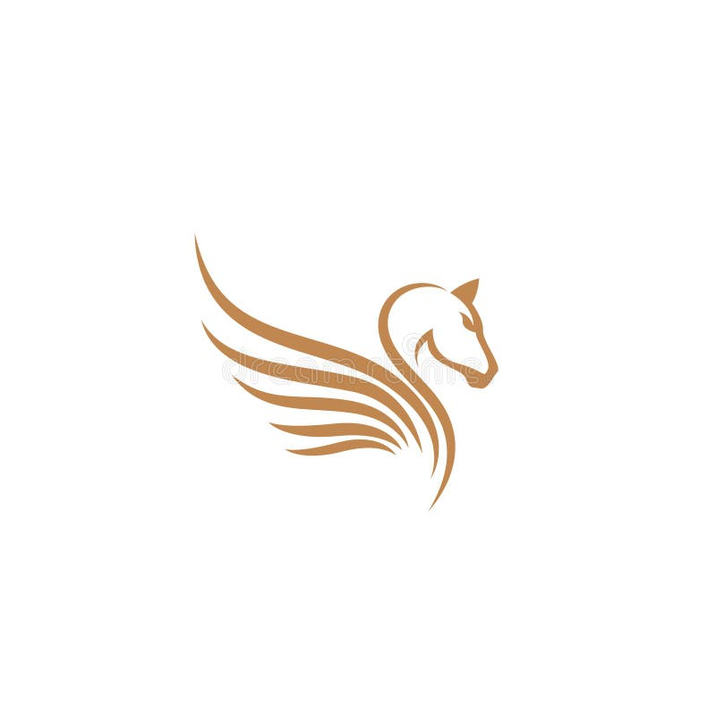Pegasus Logo Icon Design Illustration Stock Illustration - Illustration ...
