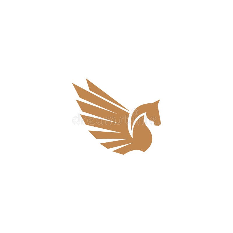 Pegasus Logo Icon Design Illustration Stock Illustration - Illustration ...