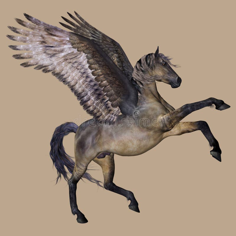 Evil Pegasus Drawing