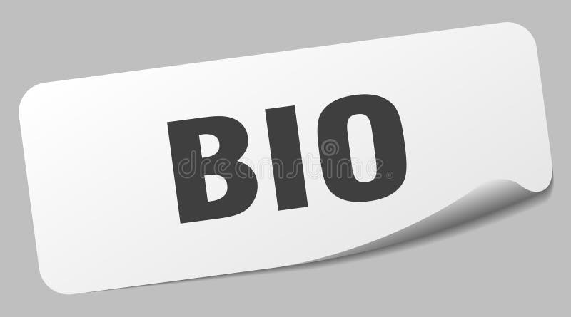 Pegatina bio. etiqueta bio ilustración del vector. Ilustración de ...