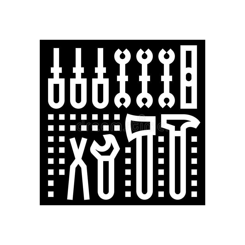 Hand Tools Icons. Vector Set of Tools Stock Vector - Illustration of ...