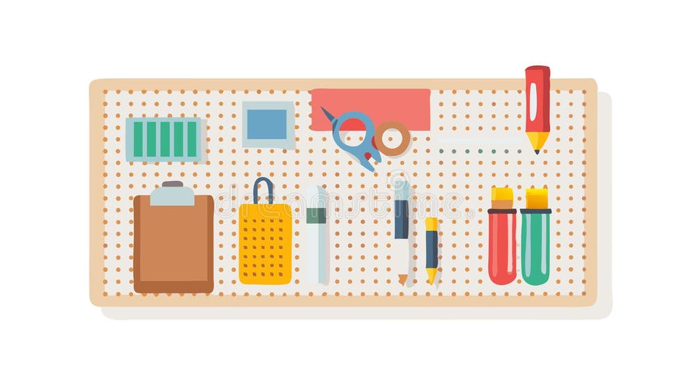 Pegboard Tool Organizer. Perfect for Workshops and Efficient Storage ...