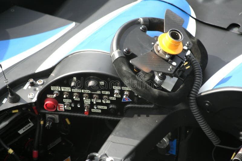 Pegeaut Le Mans cockpit editorial stock image. Image of adrenalin - 8590954
